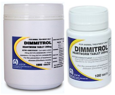 Dimmitrol Daily tabs 200mg - Dogs & Puppies