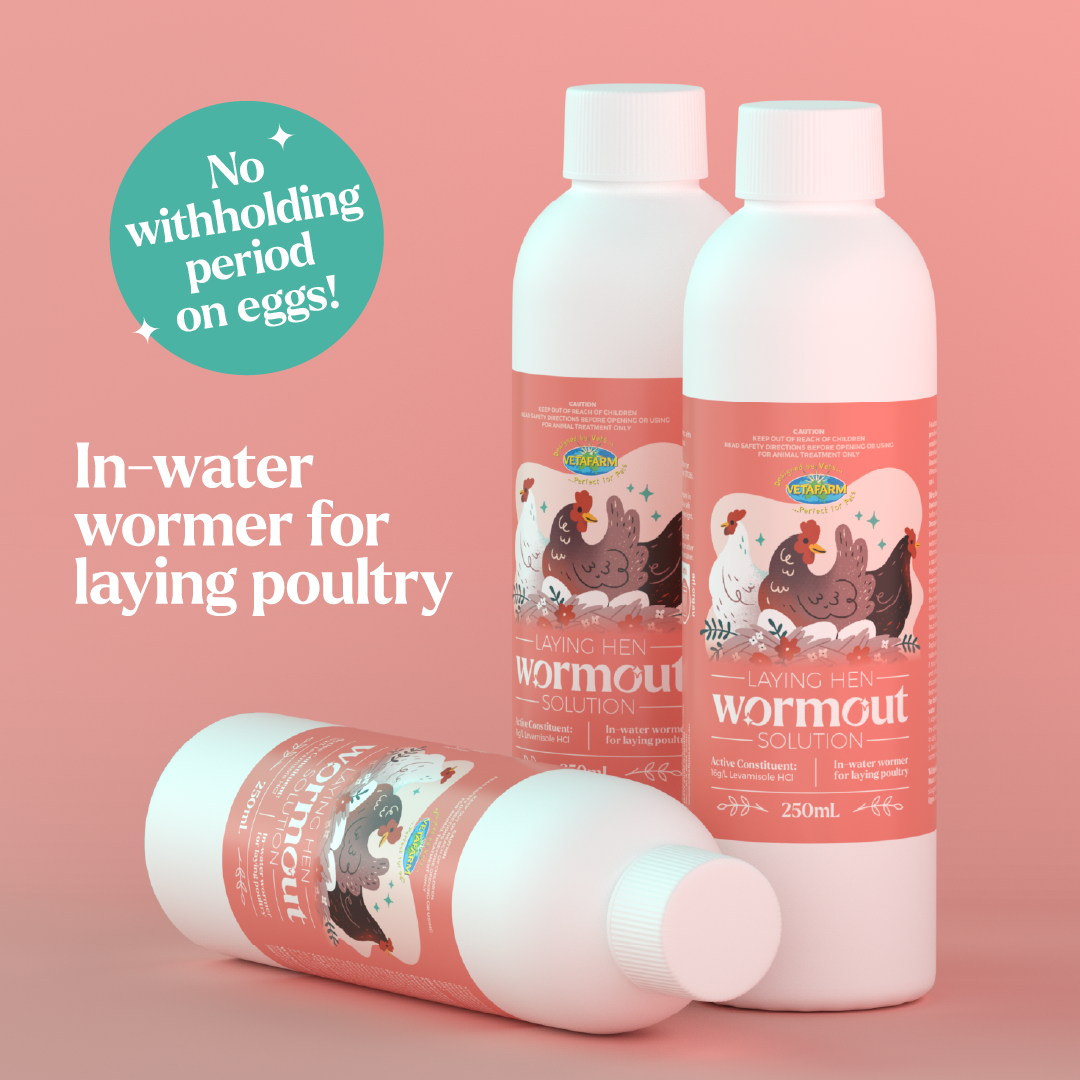 Laying Hen Wormout Solution 250mL - WOH1